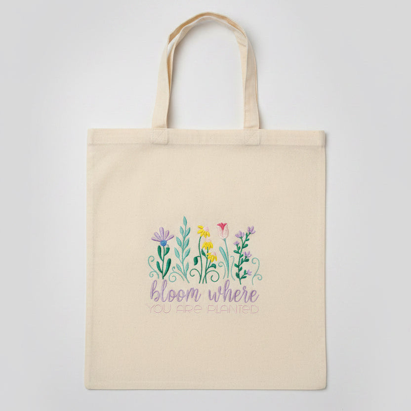 Bloom where Planted Tote Bag – Rosethread & Laurel